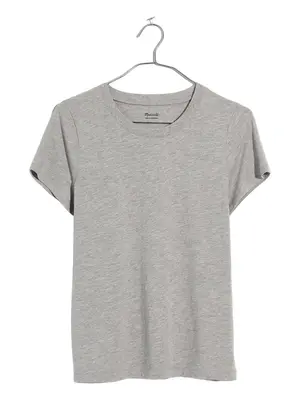 Madewell Northside Vintage Tee - Light Hthr Grey