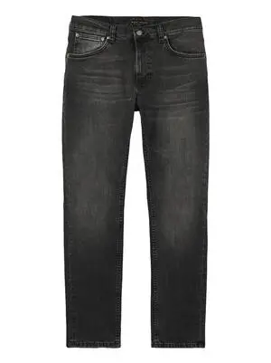 Nudie Jeans Slim-fit Stretch-cotton Jeans - Black