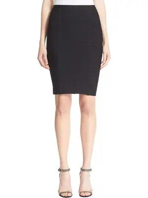 Herve Leger Bandage Pencil Skirt - Black