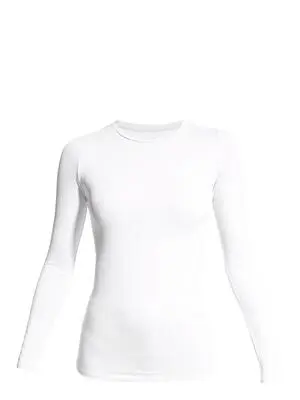 Majestic Filatures Majestic Filatures Soft Touch Long-Sleeve Top Blanc 01bl