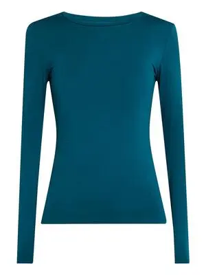 Majestic Filatures Majestic Filatures Soft Touch Long-Sleeve Top Bleu Majestic