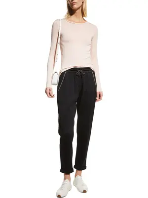 Majestic Filatures Majestic Filatures Soft Touch Long-Sleeve Top Chamallow