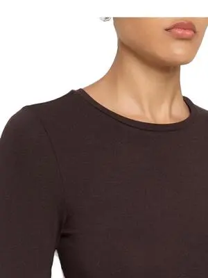 Majestic Filatures Soft Touch Long-sleeve Top - Chocolate