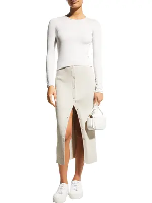 Majestic Filatures Majestic Filatures Soft Touch Long-Sleeve Top Perle