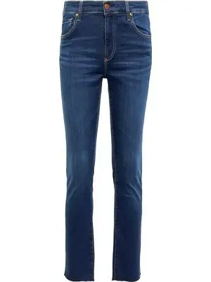 Ag Mari High-rise Skinny Jeans - Blue