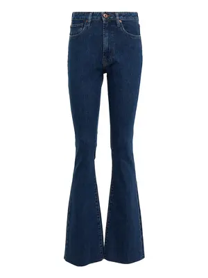 3x1 Farrah High-rise Flare Jeans - Blue