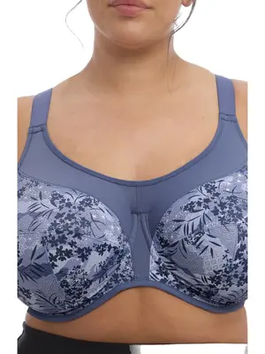 Elomi Underwire Sports Bra Vintage Denim