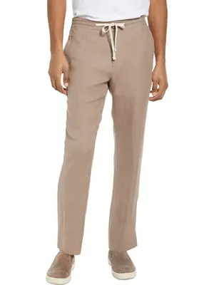 Vince Vince Lightweight Hemp Linen Pants Sable