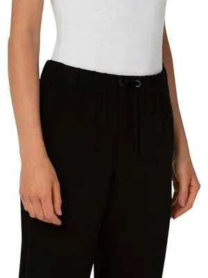 Akris Mike Split-hem Crepe Pants - Black