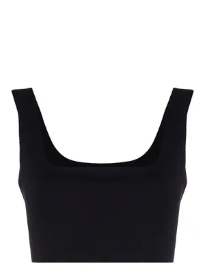 MANURI Miss Jane Sleeveless Cropped Top - Black