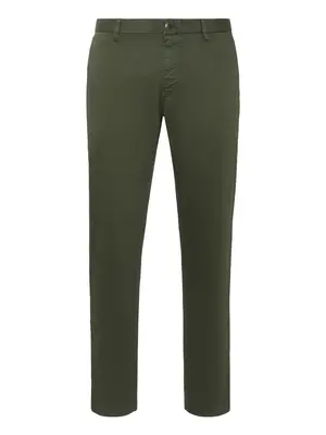 Philipp Plein Hexagon Patch Slim-fit Chinos - Green