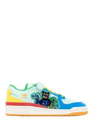 Adidas X Kerwin Frost Color-block Low-top Sneakers - Green