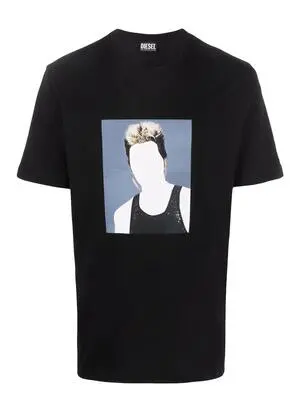 DIESEL® Graphic-print T-shirt - Black