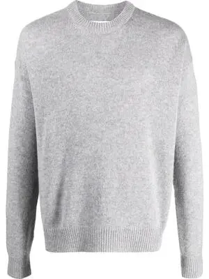 JIL SANDER Long Sleeved Knit Jumper - Grey