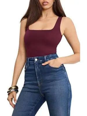 Good American Sculpting Modern Tank Bodysuit Fig007