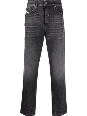 DIESEL® D-Fining Tapered Whisker Jeans Black