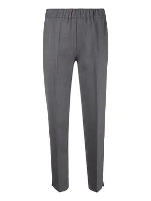 D.EXTERIOR Wool Drawstring Trousers