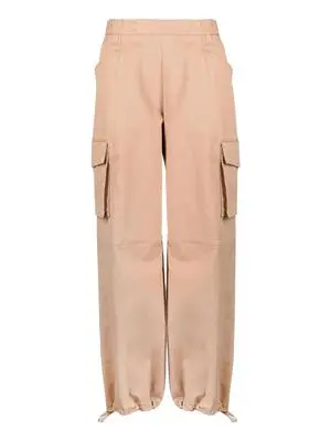 Off-White Diag-stripe Print Cargo Trousers - Neutrals
