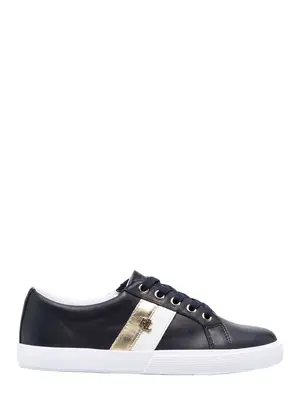 Ralph Lauren Janson Leather Sneakers - Black