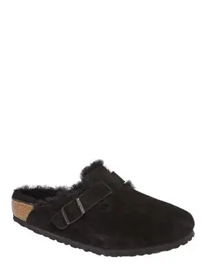 BIRKENSTOCK Boston Shearling Lined Clog - Black