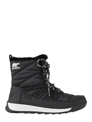 Sorel Whitney Ii Faux Fur-trimmed Boots - Black