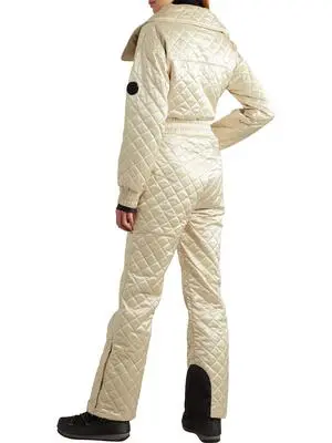 Cordova The Courmayeur Belted Quilted Ski Suit - Ecru
