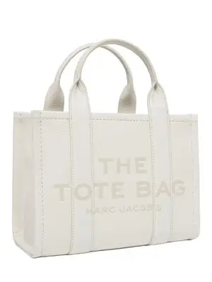 Marc Jacobs The Leather Small Tote Bag Silver