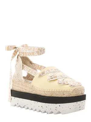 Stella McCartney Gaia Platform Espadrilles - Banana
