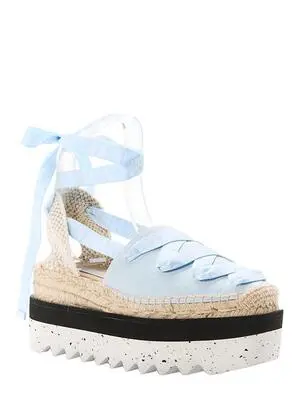 Stella McCartney Gaia Platform Espadrilles - Powder