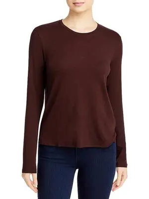 Majestic Filatures Long Sleeve Crewneck Tee - Aubergine