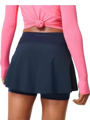 Sweaty Betty Swift Running Skort Navy Blue