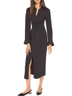 Cinq À Sept Mckenna Midi Dress - Black