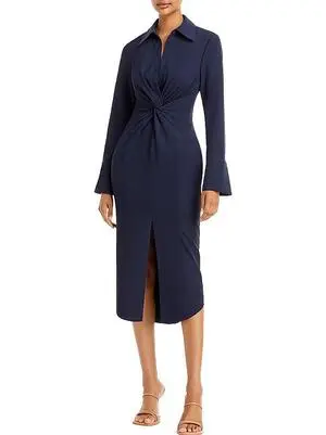 Cinq À Sept Mckenna Midi Dress - Navy