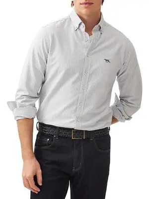 Rodd & Gunn Striped Oxford Shirt Horizon