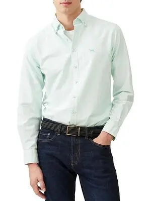 Rodd & Gunn Striped Oxford Shirt - Spearmint