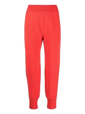 Alberta Ferretti Ribbed Knit Track Pants - Pink