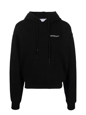 Off-White Caravaggio Crowning Print Hoodie - Black