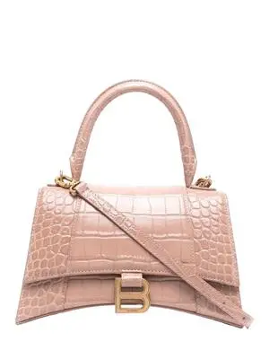 Balenciaga Crocodile Effect Tote Bag - Neutrals
