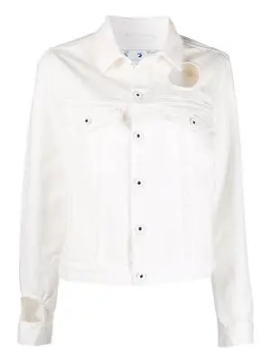 Off-White Meteor Denim Jacket - White