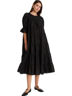 Merlette Paradis Midi Dress - Black
