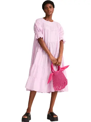 Merlette Merlette Paradis Midi Dress Peony
