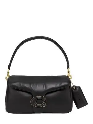 COACH Pillow Tabby 26 Leather Shoulder Bag Black