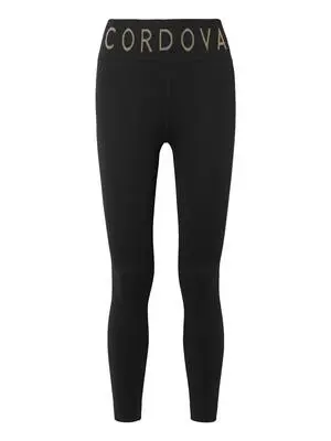 Cordova Ribbed Thermal Leggings Black