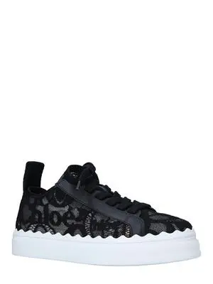 Chloé Lauren Lace Sneakers - Black
