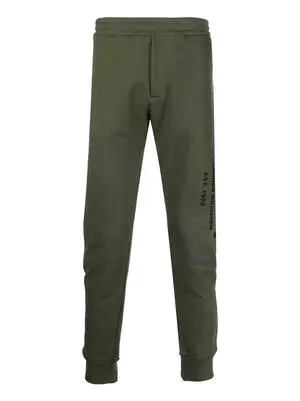 Alexander McQueen Logo-print Track Pants - Green