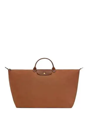 Longchamp XL Le Pilage Travel Bag Brown