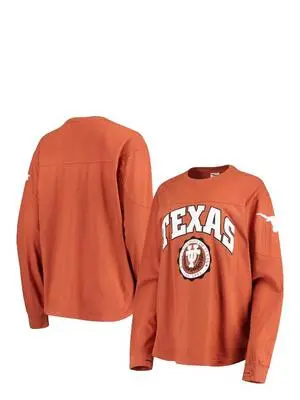 PRESSBOX Texas Longhorns Long Sleeve T-shirt - Burnt Orange