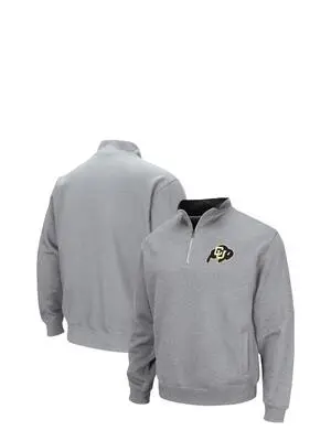 COLOSSEUM Quarter-zip Colorado Buffaloes Jacket - Heather Gray