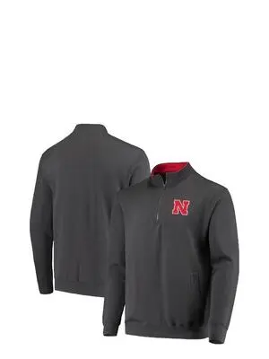 COLOSSEUM Nebraska Huskers Tortugas Logo Quarter-zip Jacket - Charcoal