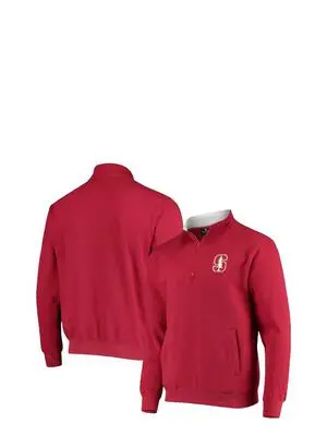 COLOSSEUM Stanford Tortugas Logo Quarter-zip Jacket - Cardinal